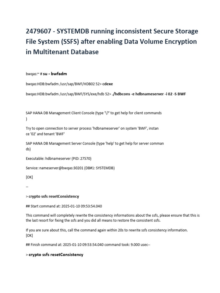 SSFS Inconsistent Solution | PDF SSFS Inconsistent Solution | PDF