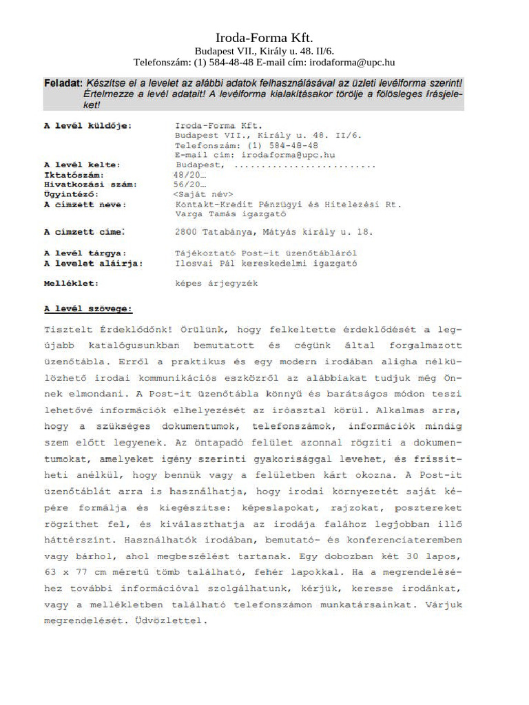 GYF ÜL - Megoldás | PDF