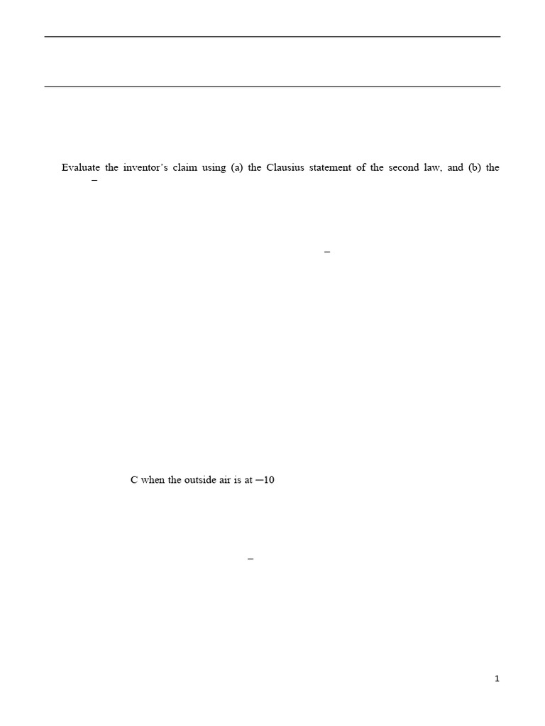 Tutorial 5 (1) | PDF | Heat | Thermodynamic Properties