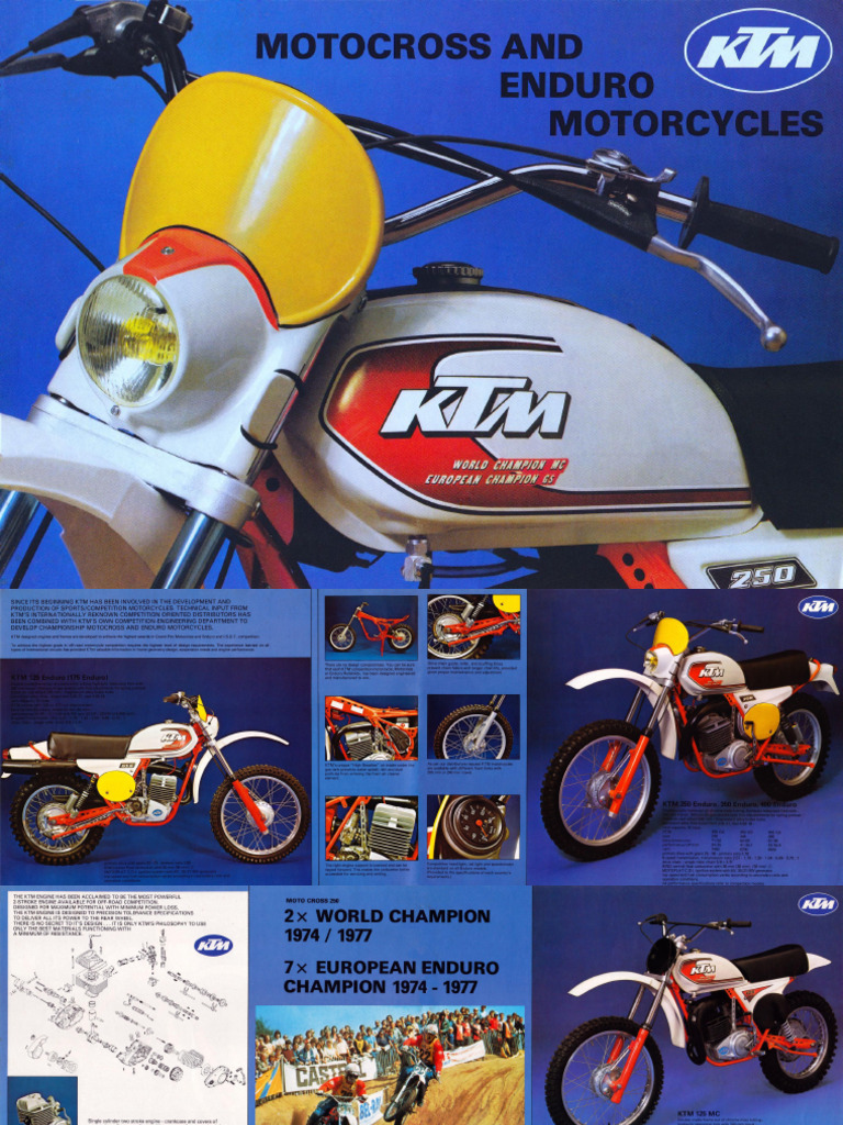 1978 KTM Lineup Brochure | PDF