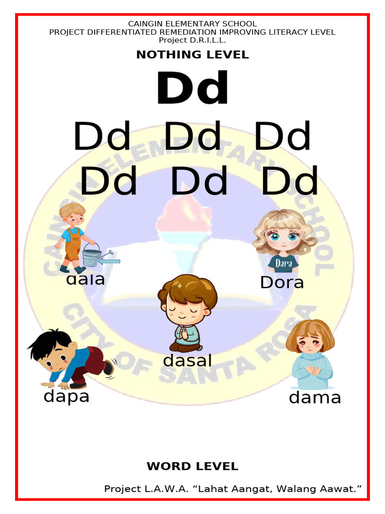 Drill Letter D | PDF