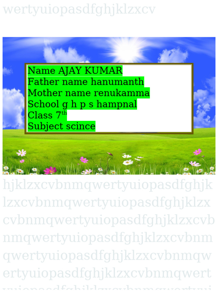 Name Ajay Kumar | PDF