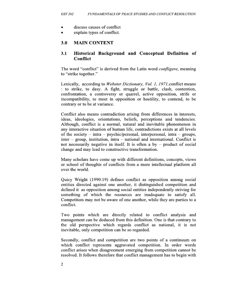 GNS 301 Topic 3 | PDF