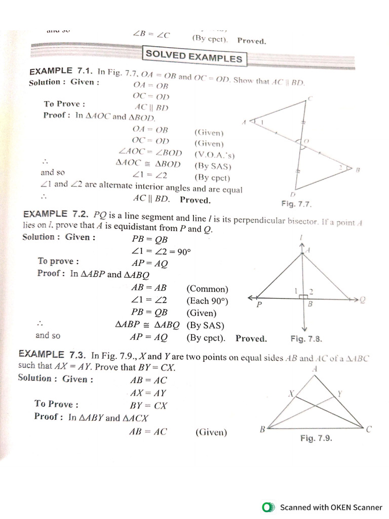 Triangle Extra Questions | PDF