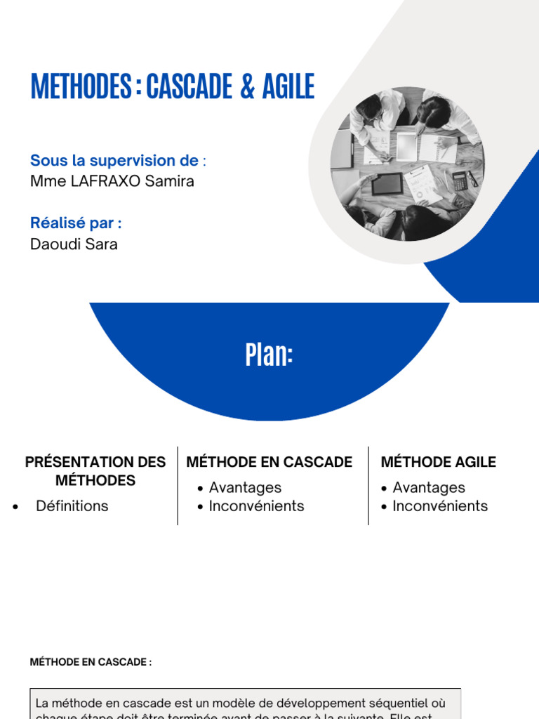 Cascade vs Agile : Méthodes Comparées | PDF