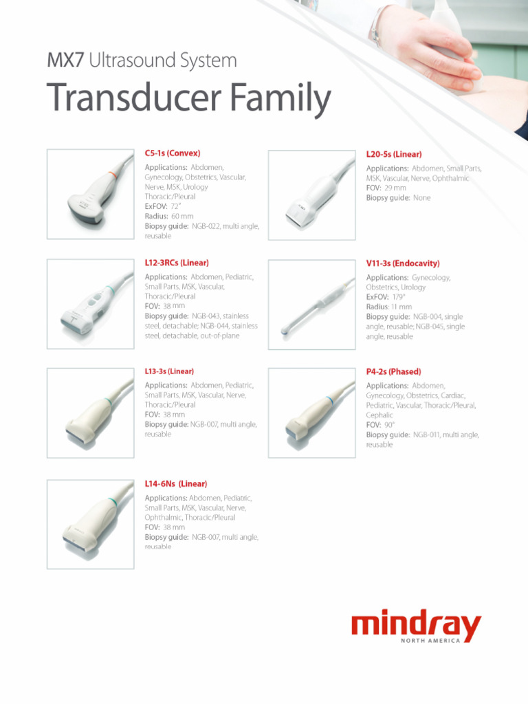 MX7 Transducer Sheet | PDF