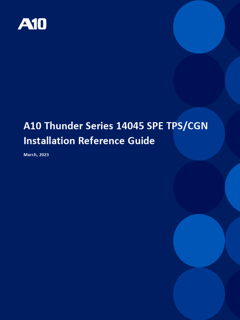 A10 Thunder 14045 Installation Guide | PDF | Power Supply | Booting