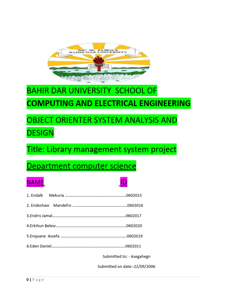 Library Management System for FBE | PDF | Libraries | Databases