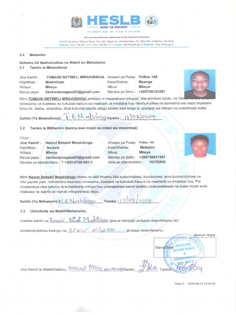 5 Page Tumain | PDF