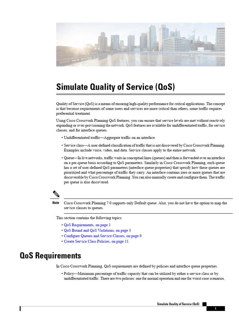 m_qos | PDF | Quality Of Service | Computer Engineering