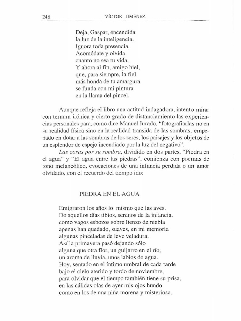 Poemas de melancolía y recuerdos | PDF