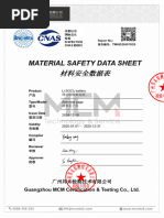 Kts Cr2032 Msds 2025 Ver. (裸電, 帶線共用) | PDF | Dangerous Goods | Carbon ...