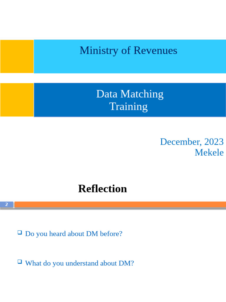 DM Presentation - December2023 | PDF | Taxes | Expense