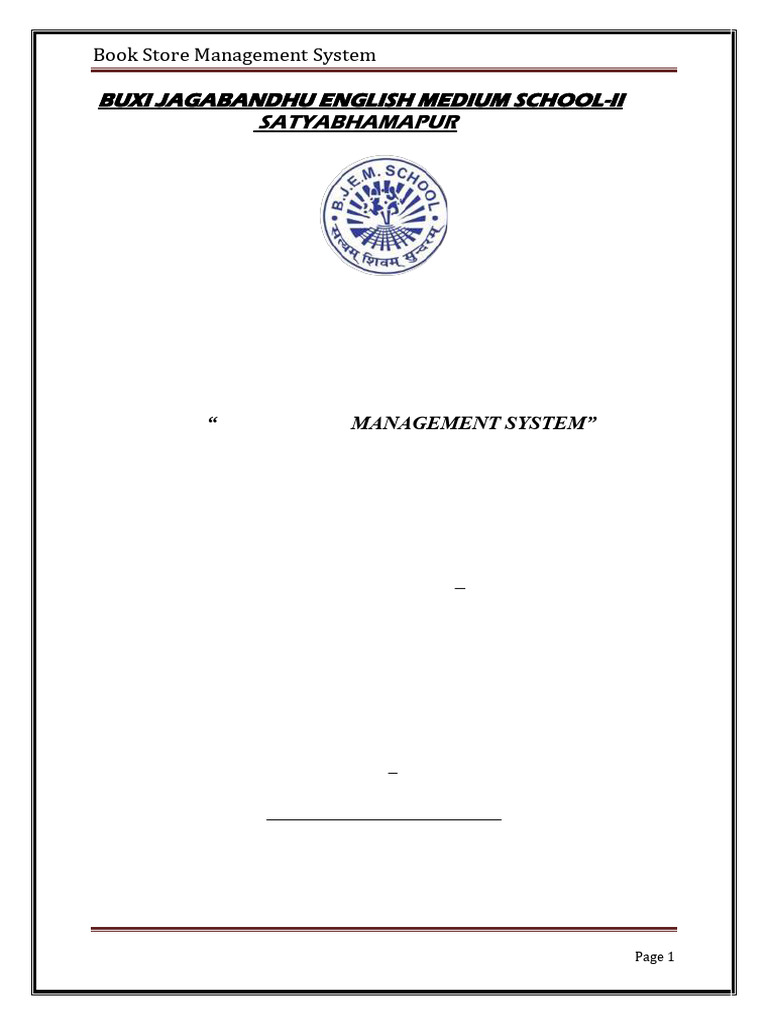 650804443-book-store-Management-System | PDF | Computer Science ...