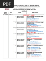 UP RERA Hearing Cause List 2024 | PDF