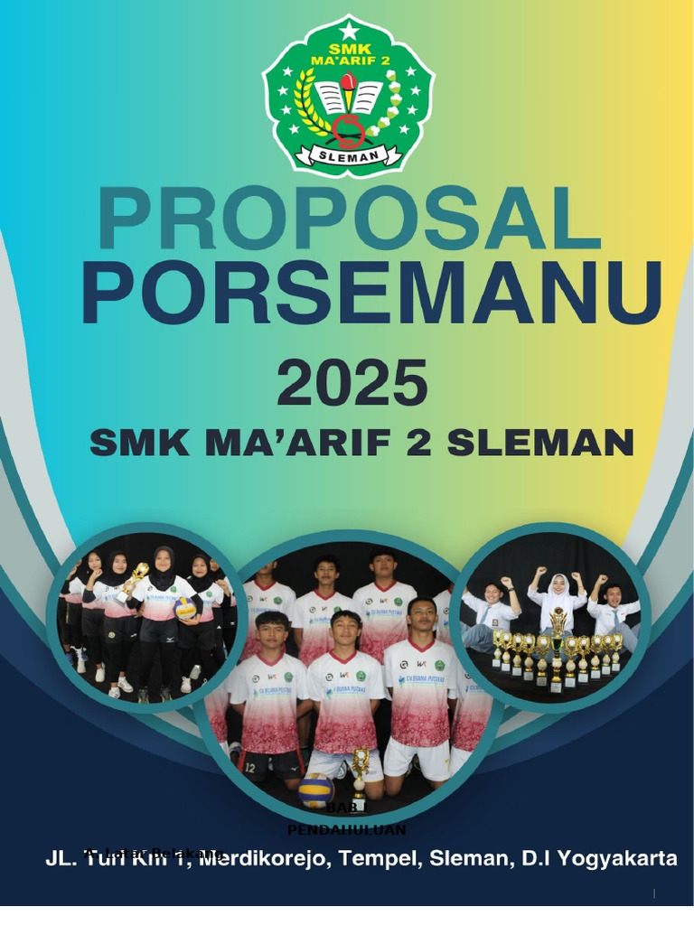 Kegiatan PORSEMA SMK Ma'arif 2 Sleman | PDF