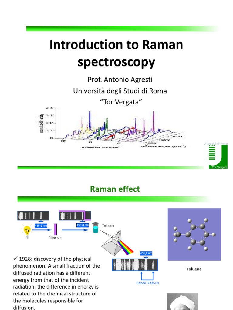 Lecture 2 - Raman Spectroscopy - First Part | PDF | Atomic | Chemical Physics