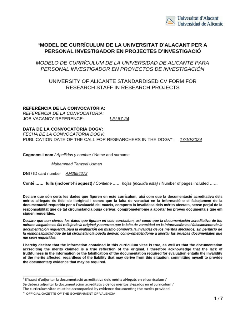 Curriculum e Adm | PDF