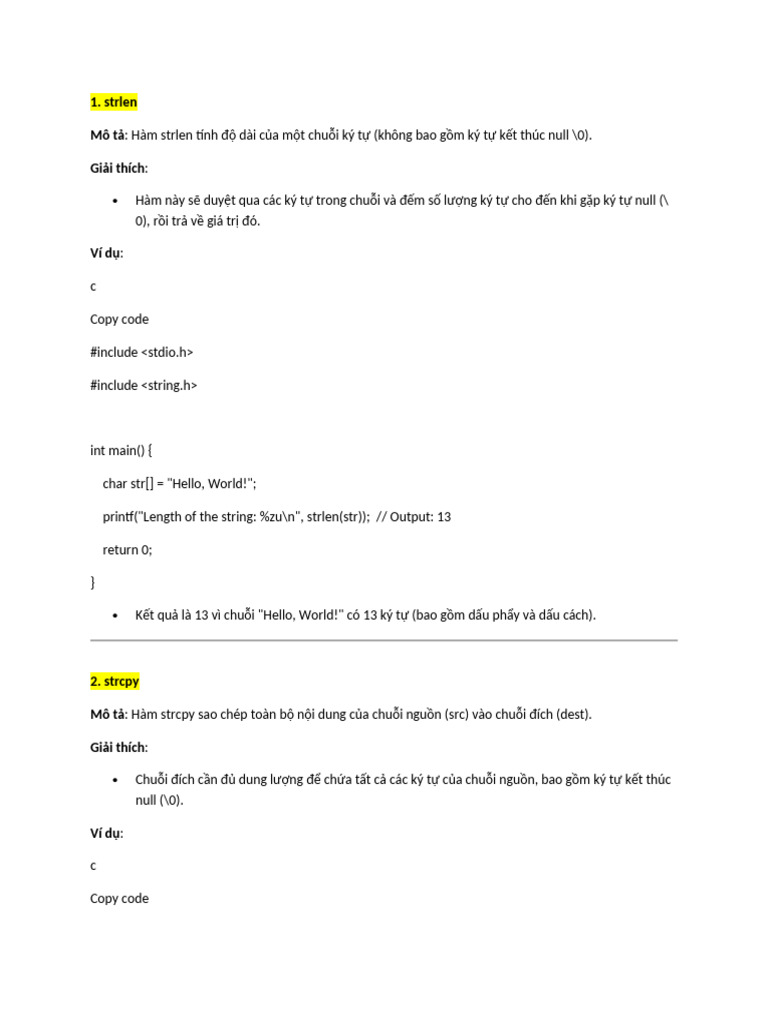 hàm trong string | PDF