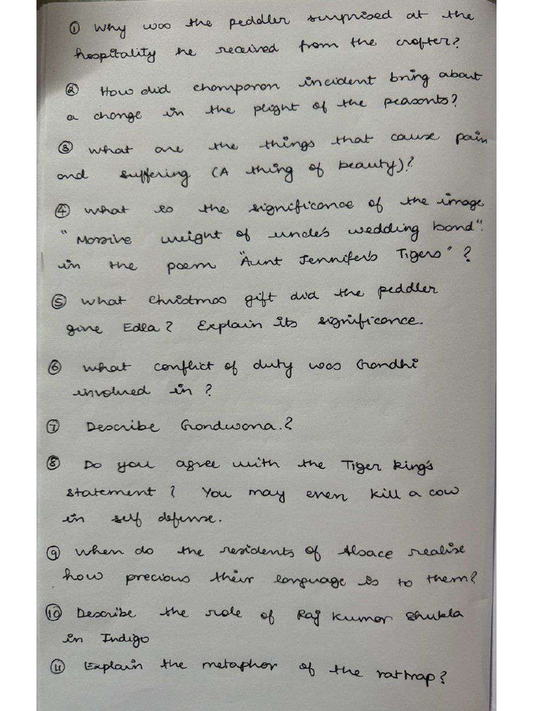 Class 12th Day 11 Secret Assignment | PDF