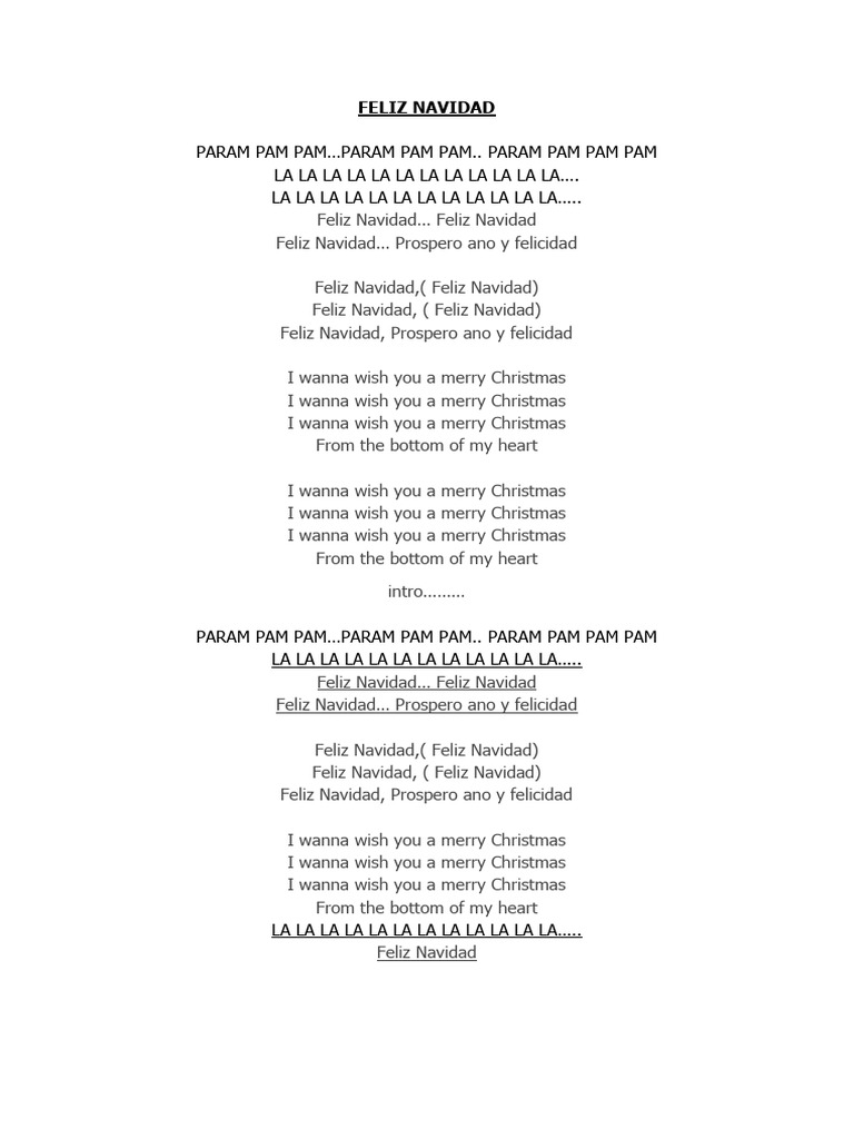 Feliz Navidad | PDF