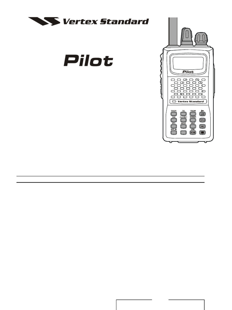 Vertex STD VXA-210 Owner's Manual | PDF | Battery Charger | Radio