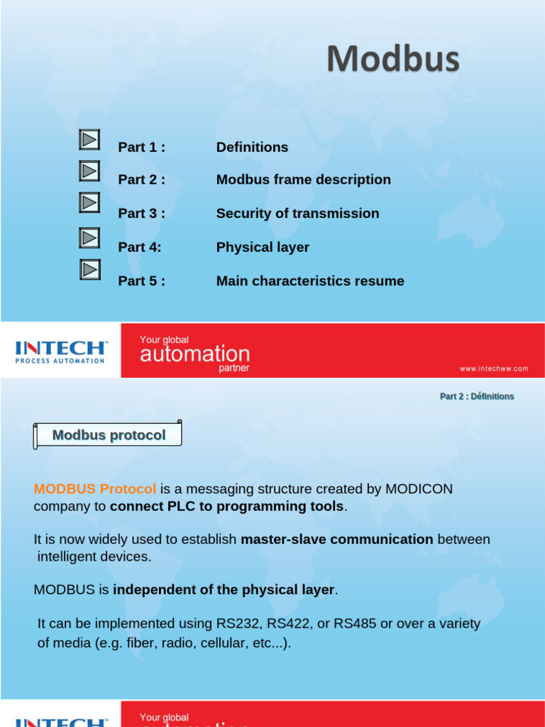 3 Modbus Pdf Internet Protocols Physical Layer Protocols