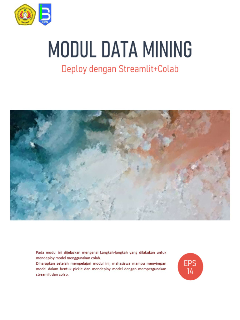 Eps14 - Deploy Dengan Streamlit Dan Colab | PDF