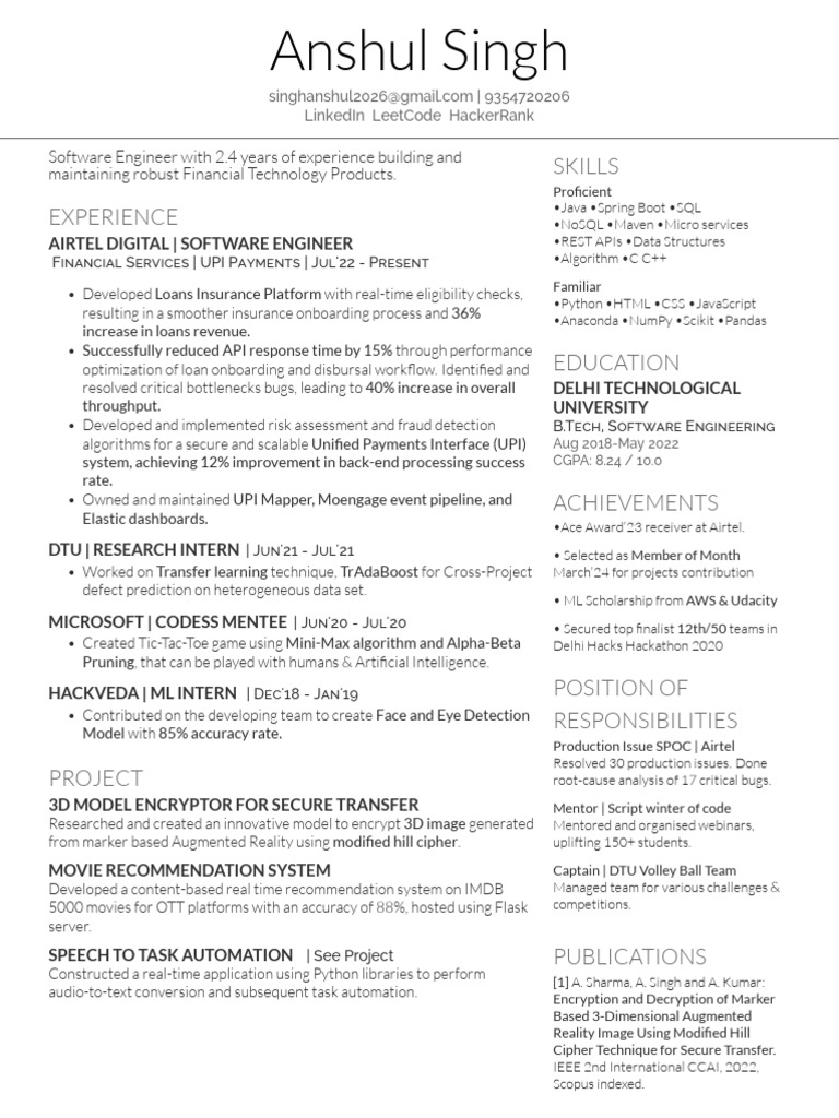 Anshul_Singh - Copy | PDF | Information Technology | Software Engineering
