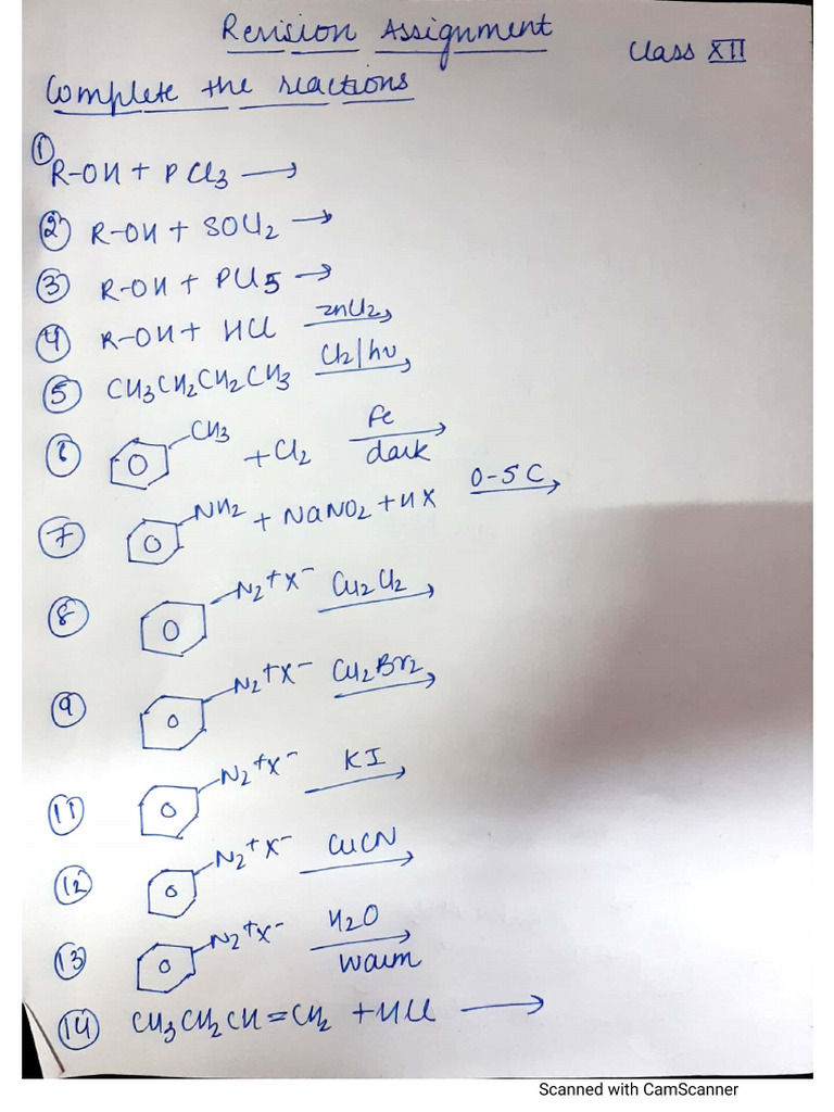 org rxns | PDF