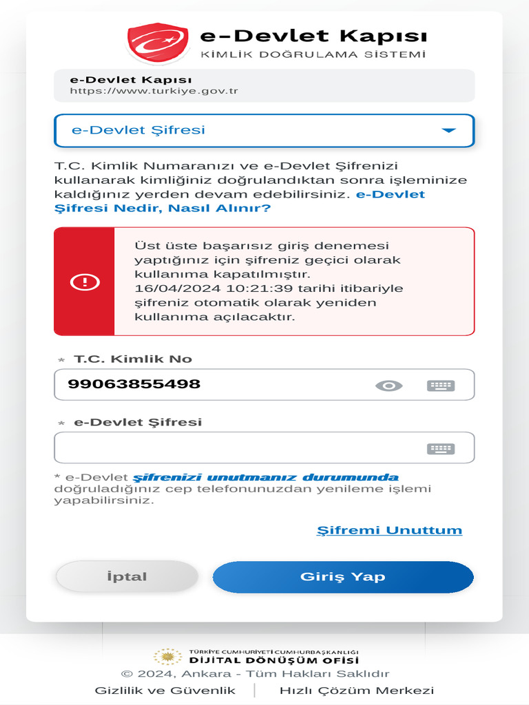 E Devlet Kapısı | PDF