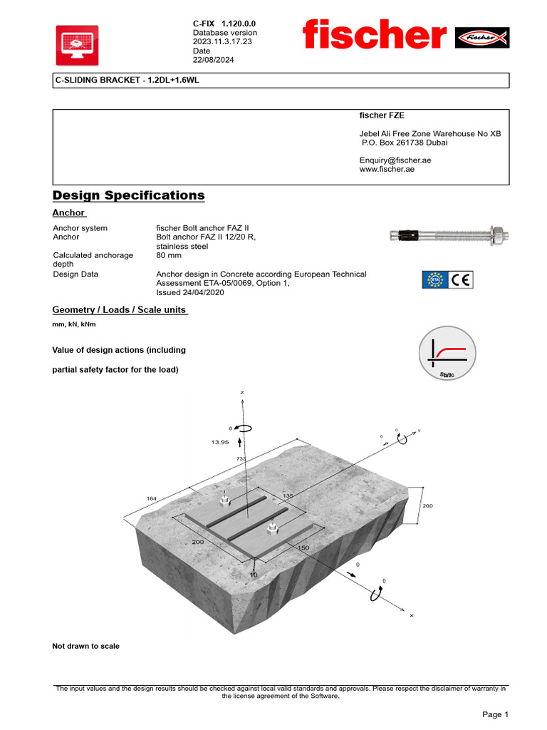 fischer FAZ II Bolt Anchor Design Guide | PDF | Strength Of Materials ...