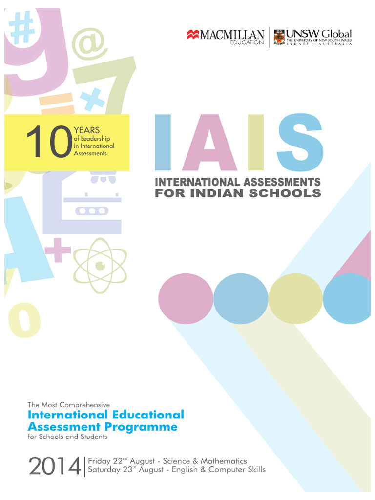 2014 IAIS Brochure | PDF | Educational Assessment | Multiple Choice