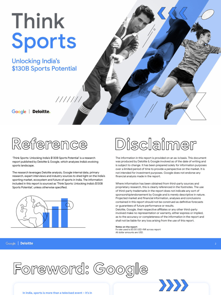 In TMT ThinkSports Unlocking India's $130B Sports Potential Noexp | PDF ...