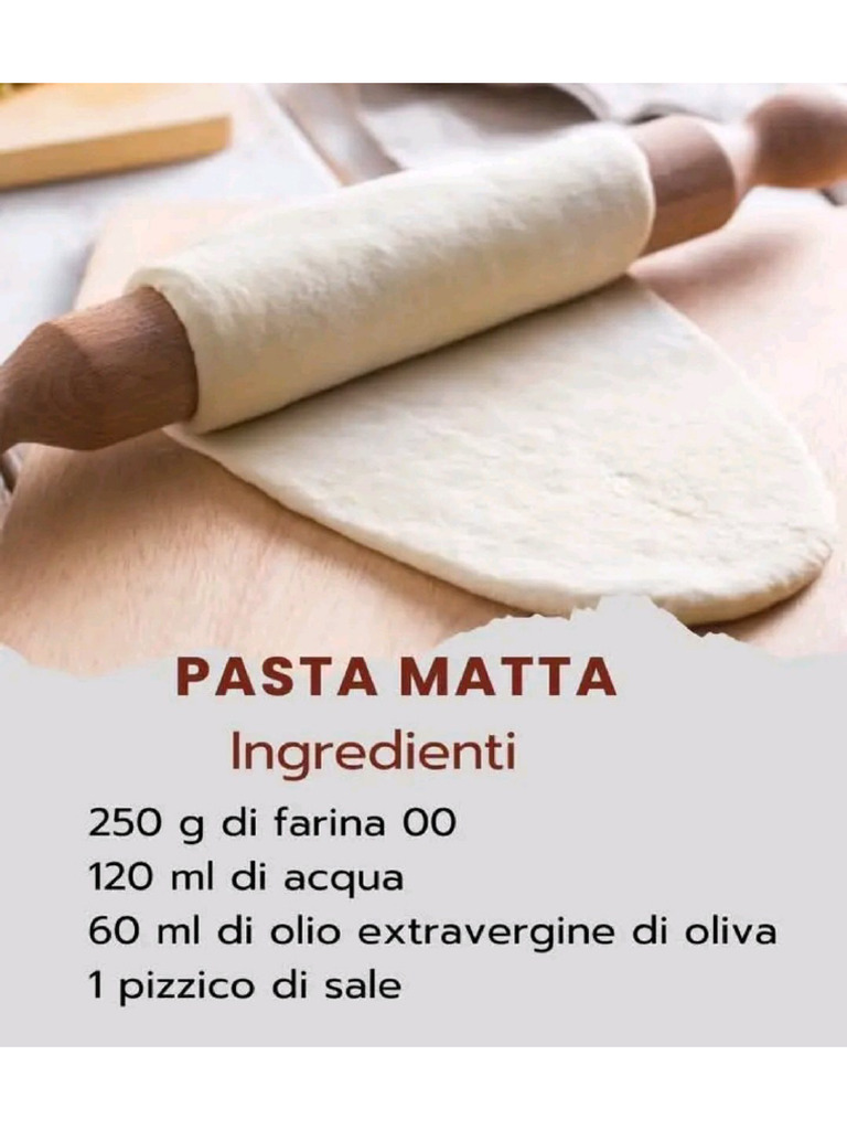 Ricetta Pasta Matta | PDF