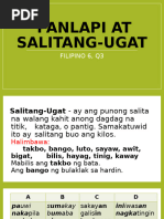 Salitang - Ugat at Panlapi | PDF