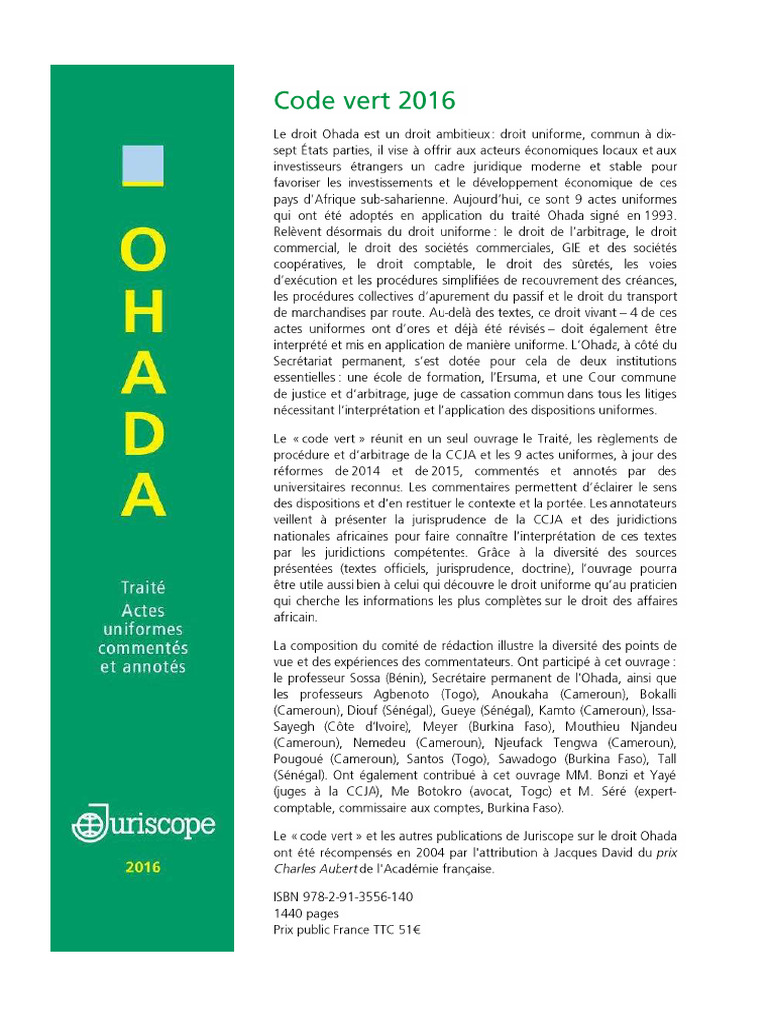 Presentation Code Vert 2016 | PDF