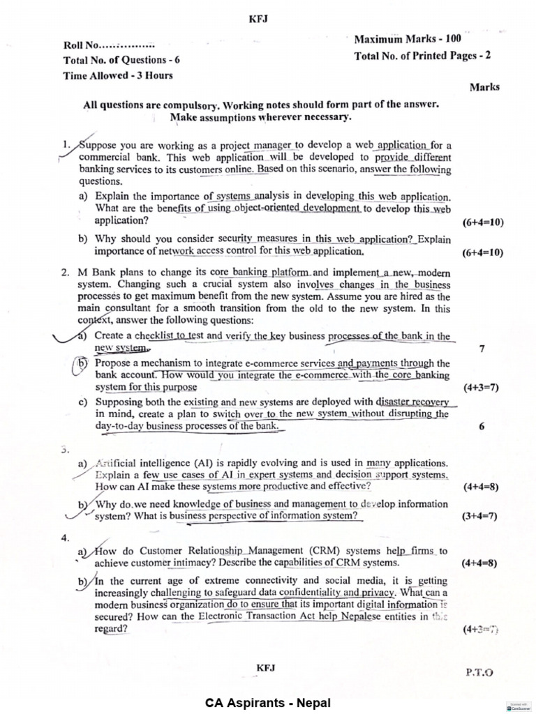 MICS QP_Dec 2024 | PDF