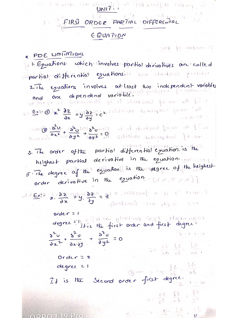 M3 Unit 1 Notes | PDF