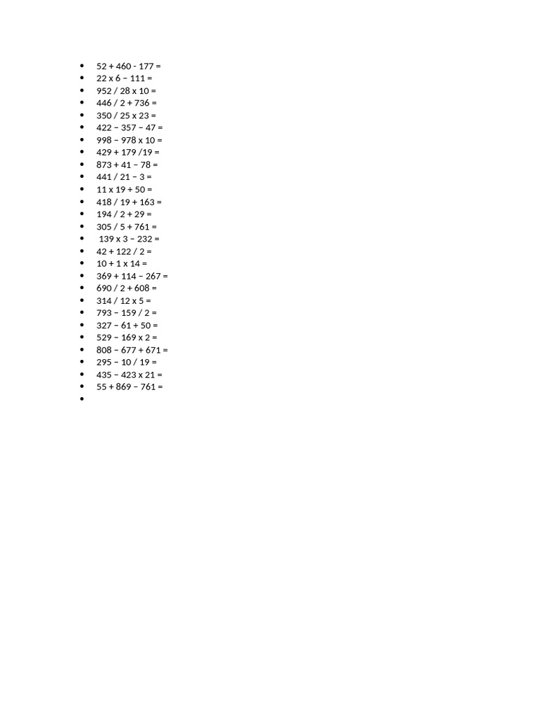 Math Problems and Solutions | PDF