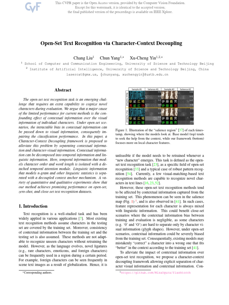 Liu_Open-Set_Text_Recognition_via_Character-Context_Decoupling_CVPR_2022_paper | PDF | P Value ...
