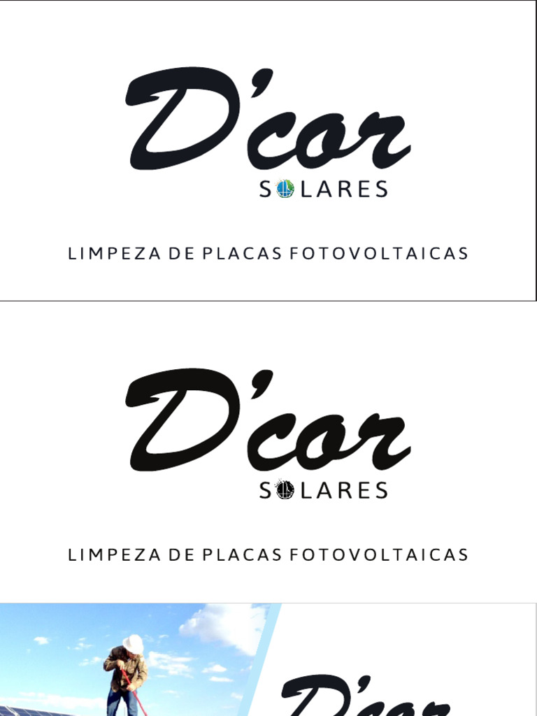 Os 5687 - Cartões Douglas Bessas Dcor Limpeza Solar | PDF