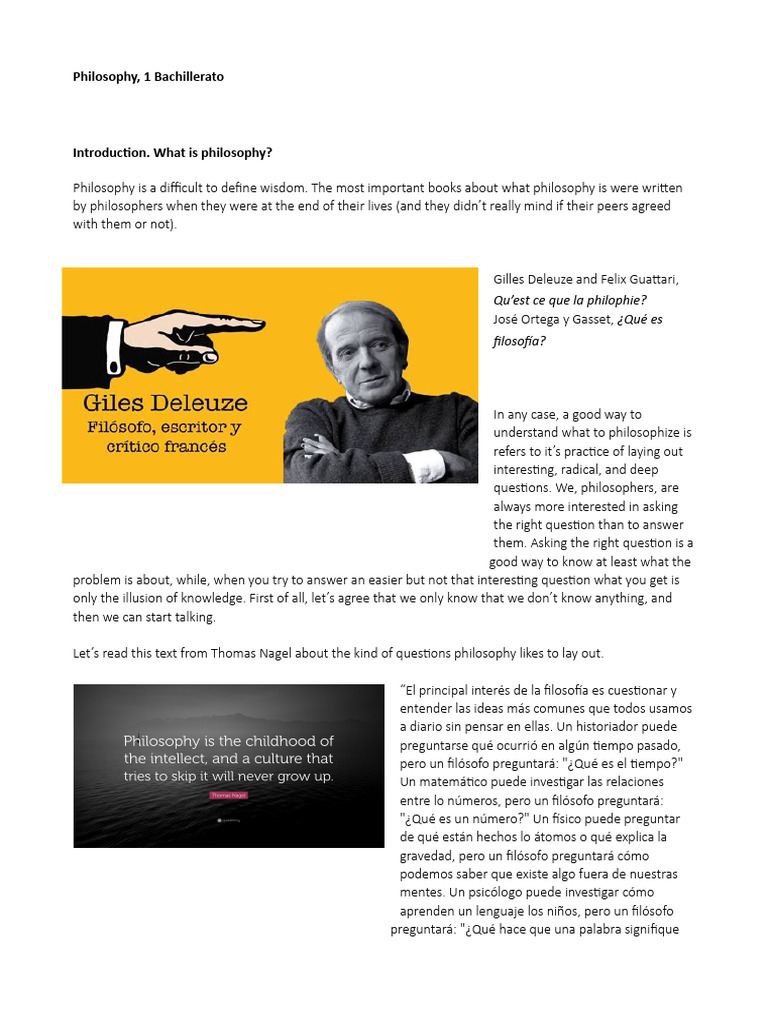 Introduction to Philosophy Basics | PDF | Science | Epistemology