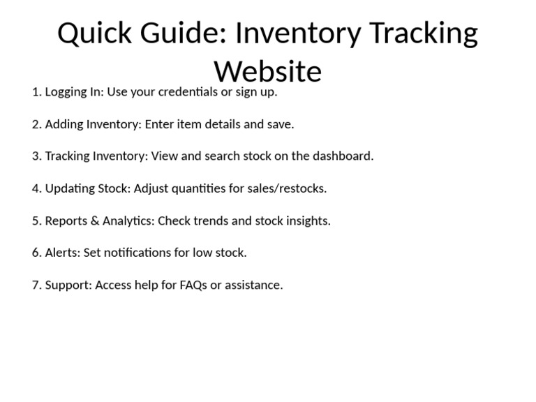 Inventory_Tracking_Quick_Guide | PDF