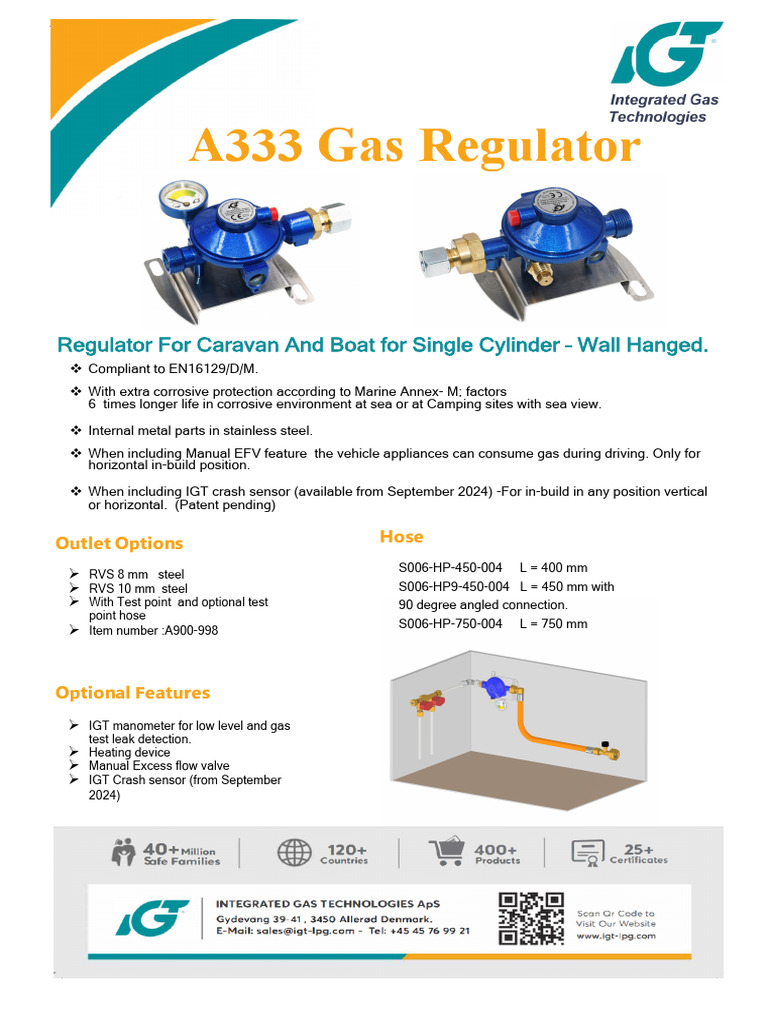 A333-Gas-Regulator_Flyer | PDF