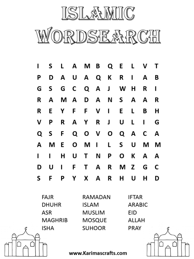 Islam Wordsearch | PDF