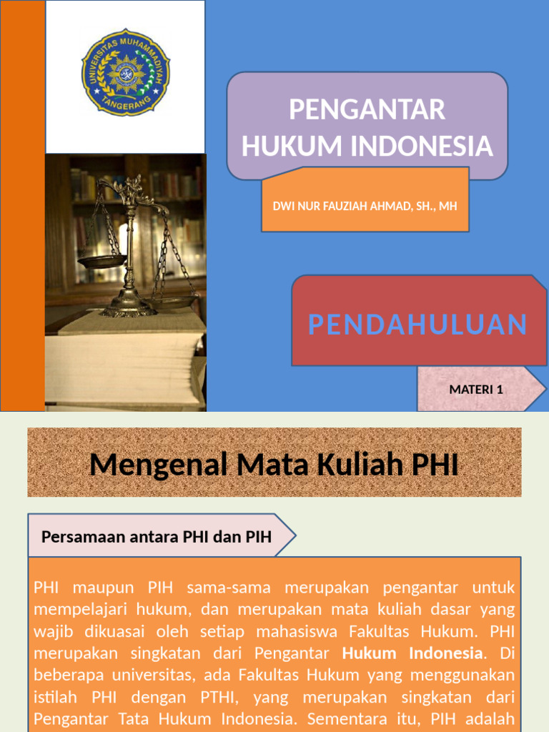 Raynaldi Wijaya Putra - Pengantar Hukum Indonesia 1 | PDF