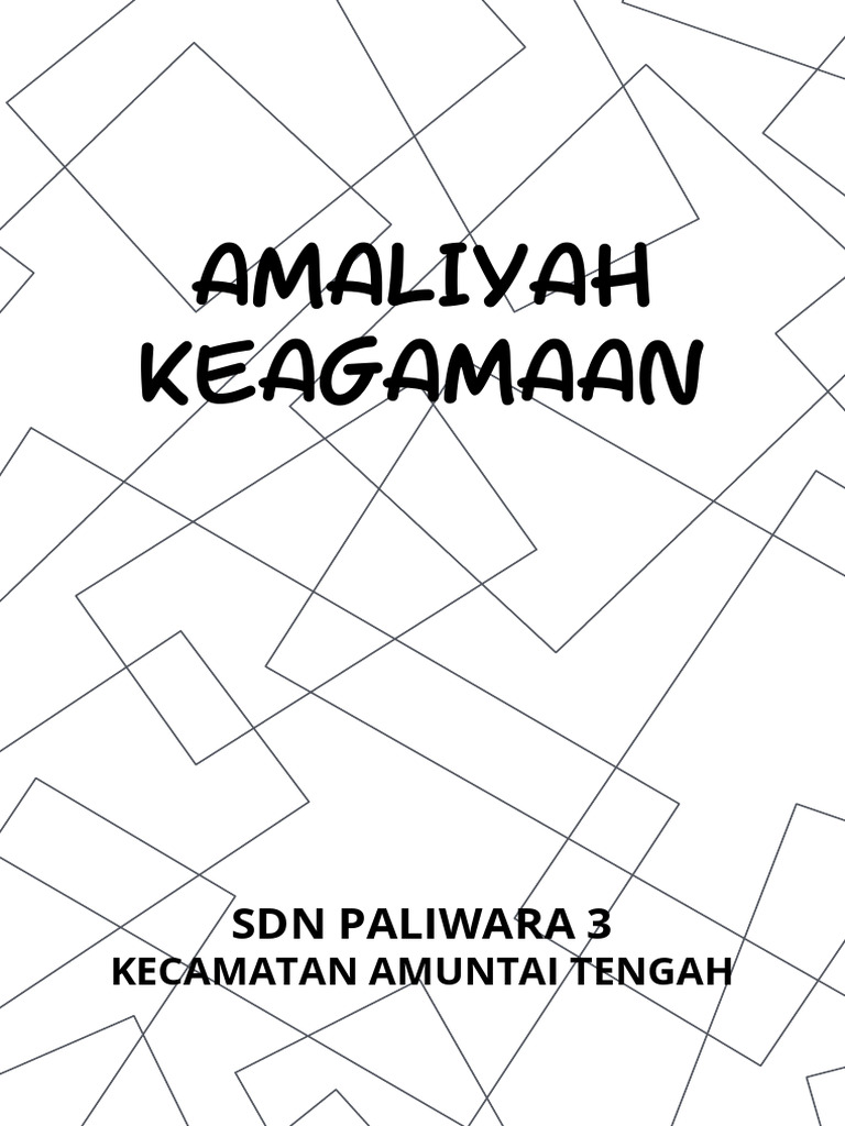 Buku Amaliyah Keagamaan SDN Paliwara 3 | PDF