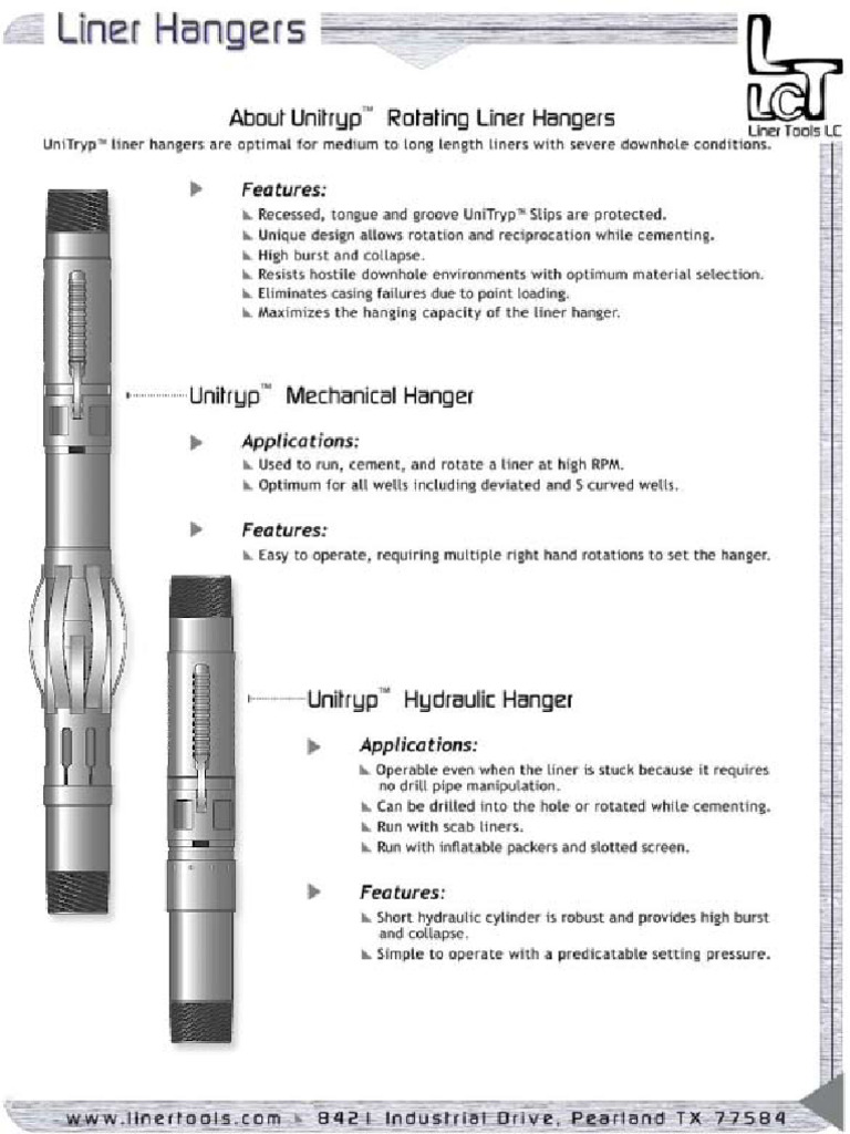 Cat1 - 1 Mechanical Rotating Liner Hanger | PDF