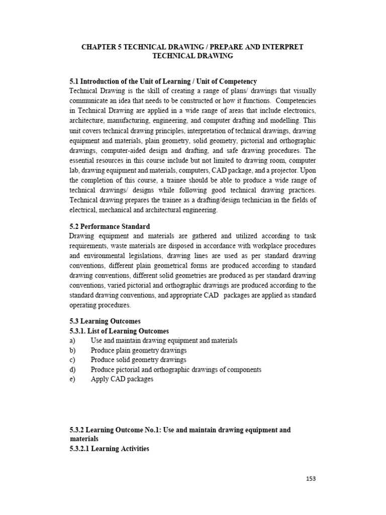 TECHNICAL DRAWNG | PDF | Technical Drawing | Perpendicular